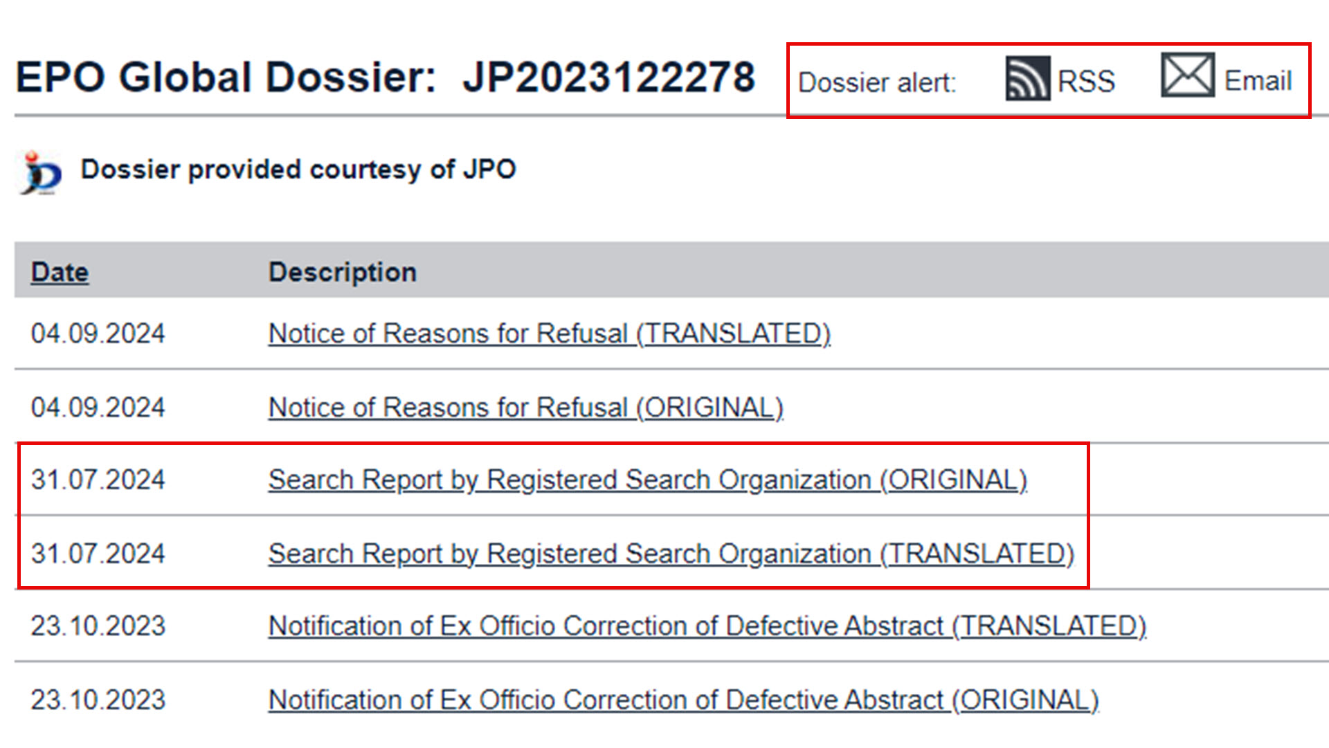 Comparing the Federated Register and Global Dossier | epo.org